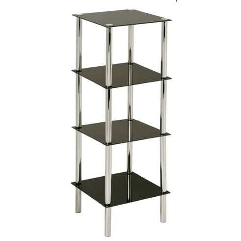 4 Tier Glass Display Stand - MySmallSpace UK
