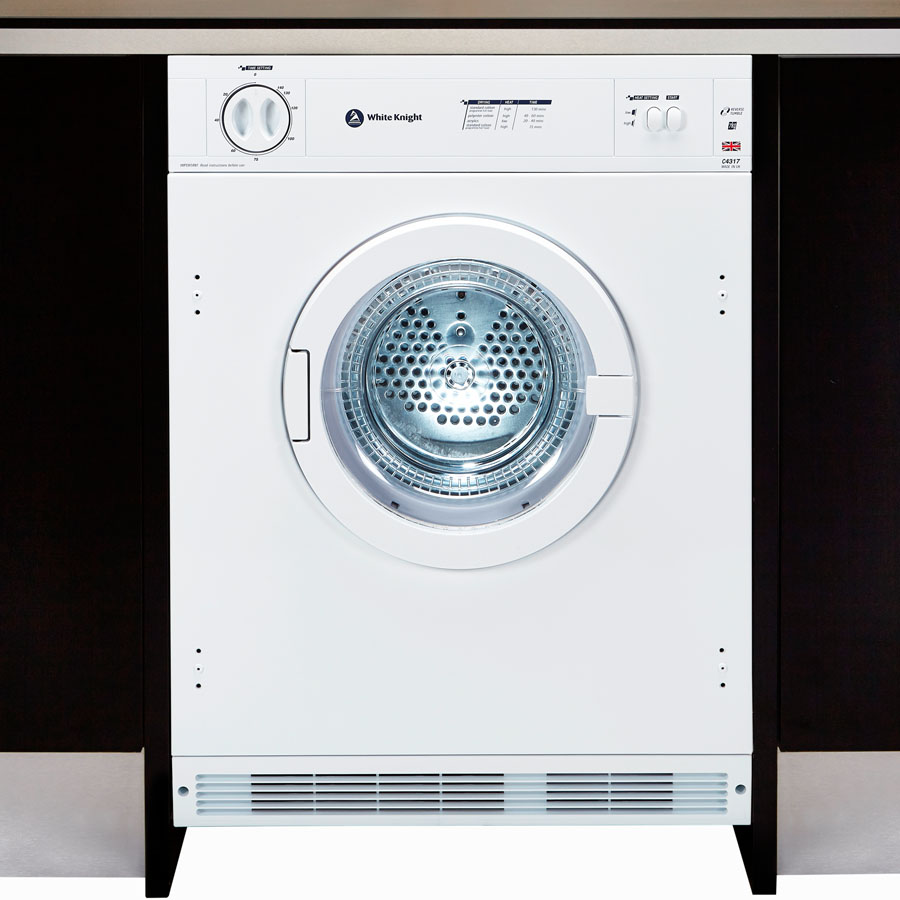 White Knight C4317WV 7kg Vented Tumble Dryer - MySmallSpace UK