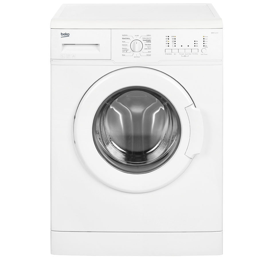 Beko WM5122W 5kg 1200RPM Washing Machine - White - MySmallSpace UK
