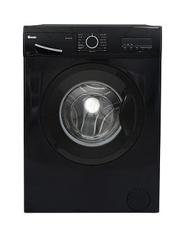 Swan Swansw15831B 8Kg Load, 1200 Spin Washing Machine - Black ...