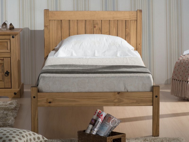 Birlea Rio 3ft Single Pine Wooden Bed Frame - MySmallSpace UK
