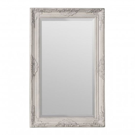 Rustin Classical Design Wall Bedroom Mirror In Cream Frame ...