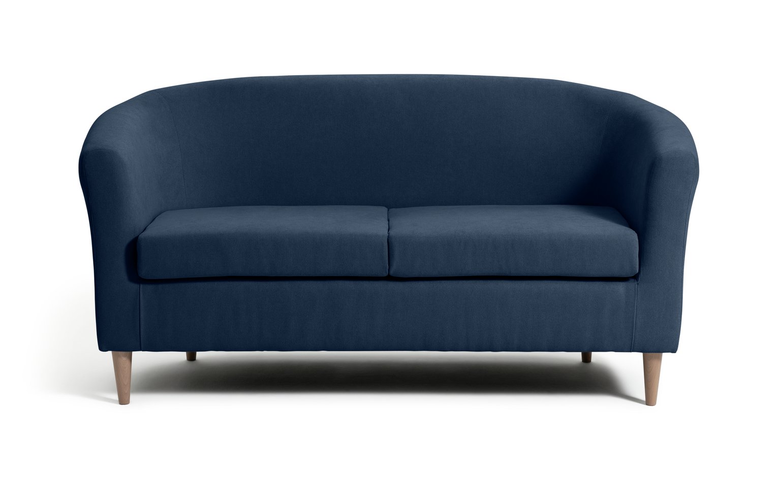Habitat 2 Seater Fabric Tub Sofa - Navy - MySmallSpace UK