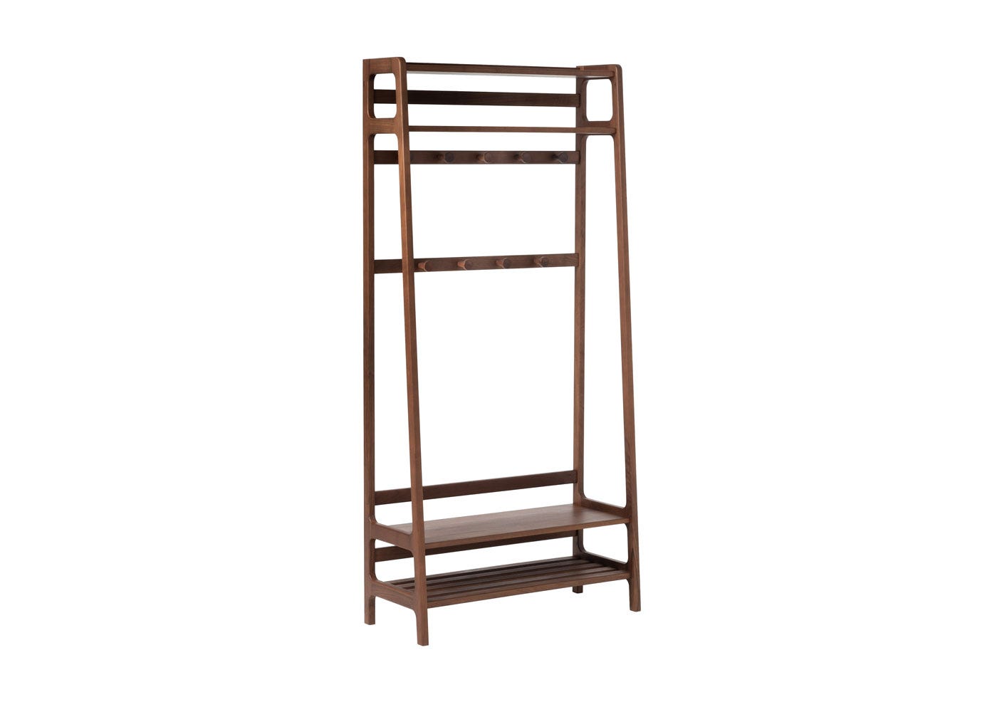 Scp Agnes Hall Stand Walnut - MySmallSpace UK