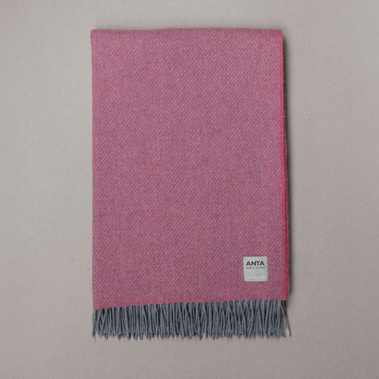 Bell Heather Merino Wool Throw - MySmallSpace UK